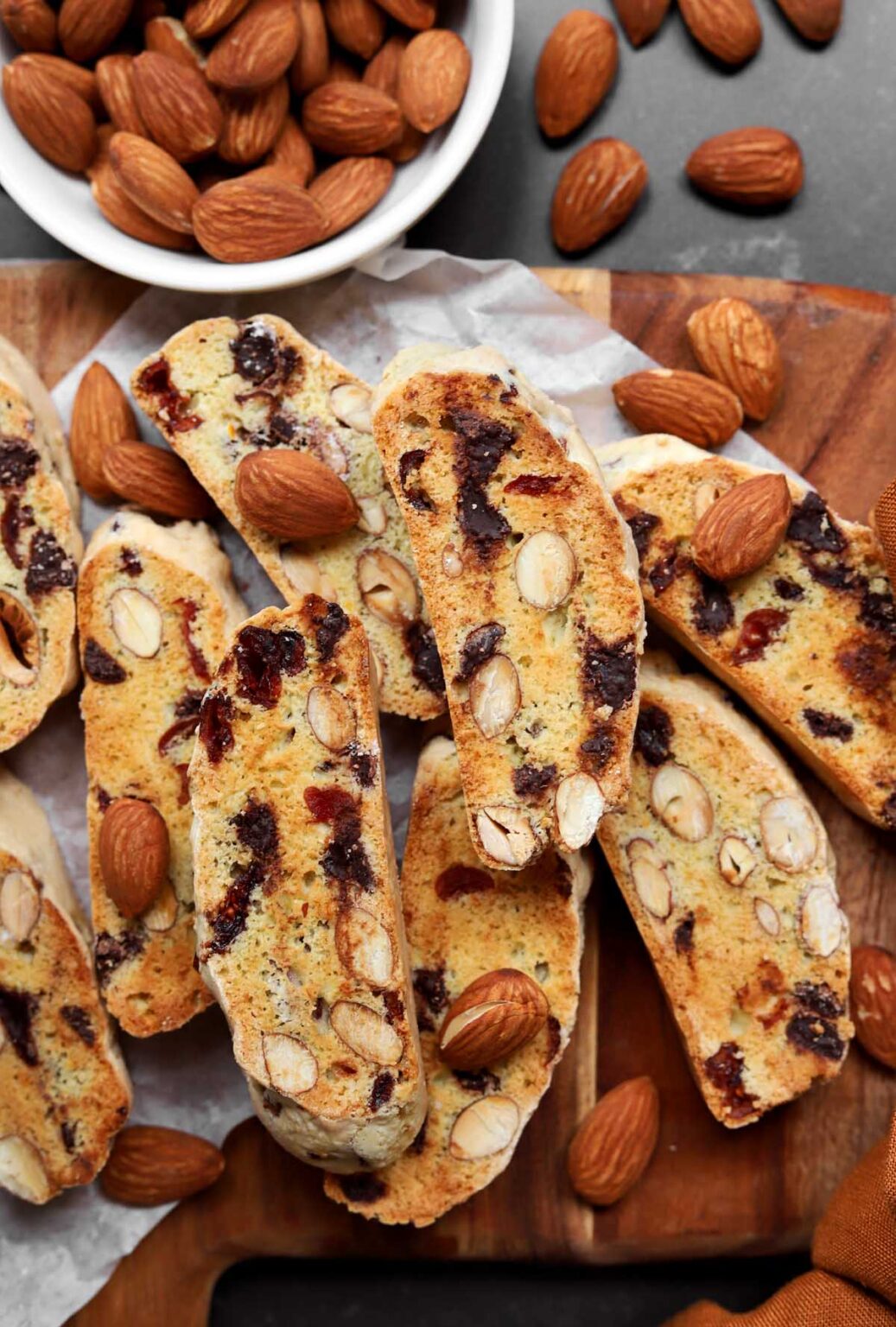 Toasted Almond Biscotti - Scientifically Sweet