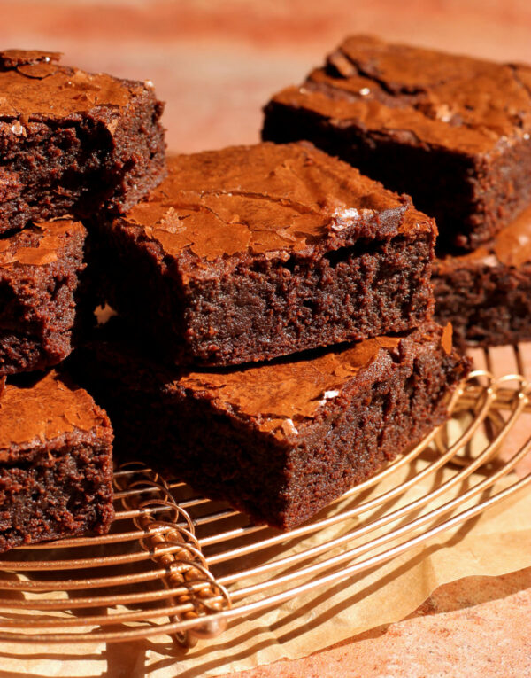 BEST Fudge Brownies Recipe (shiny top) - Scientifically Sweet