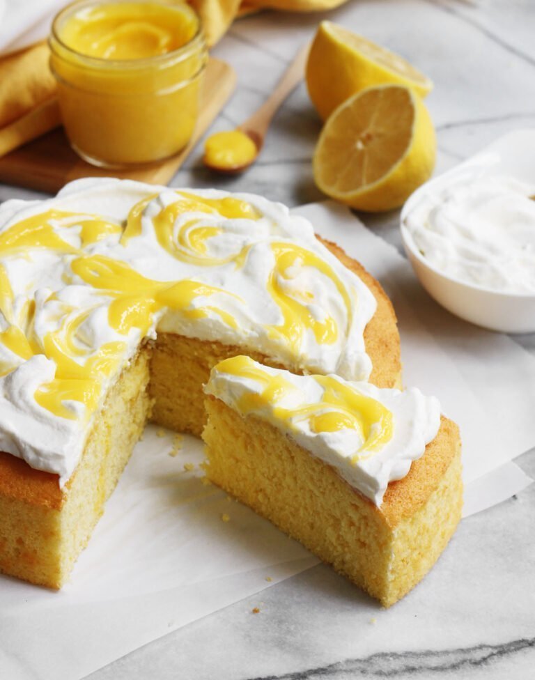 Light & Luscious Lemon Curd Cake - Scientifically Sweet