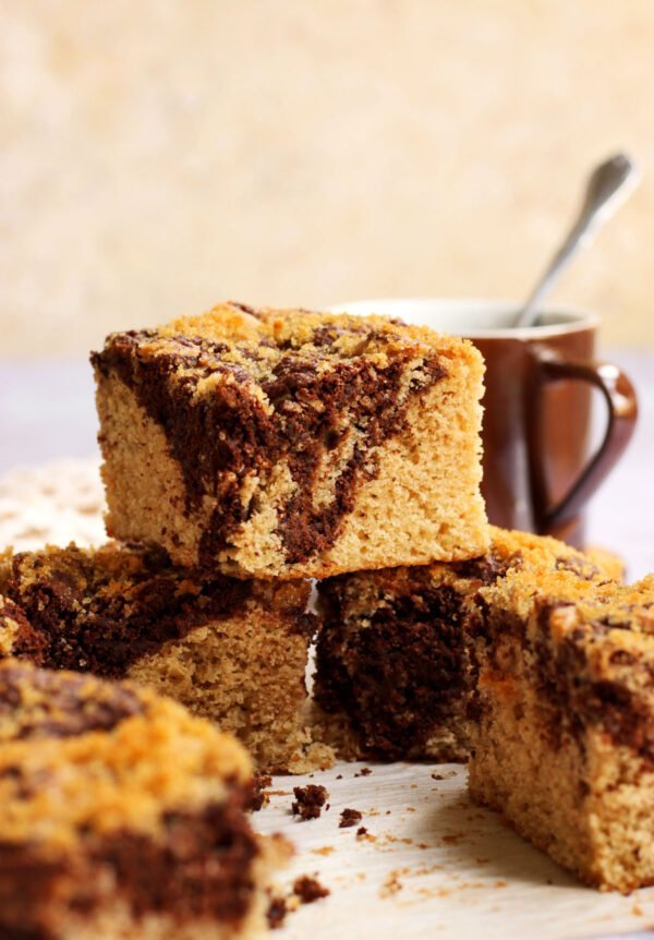 Chocolate Marble Coffee Cake - Scientifically Sweet