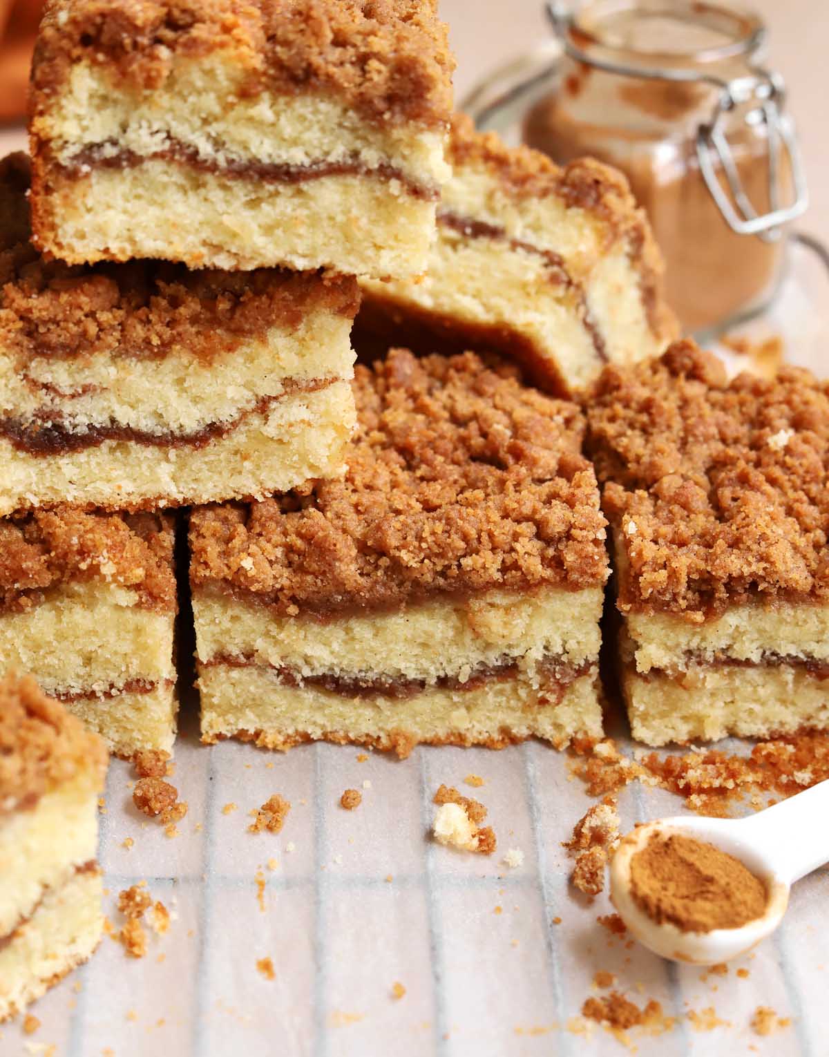 Cinnamon Streusel Coffee Cake - Scientifically Sweet