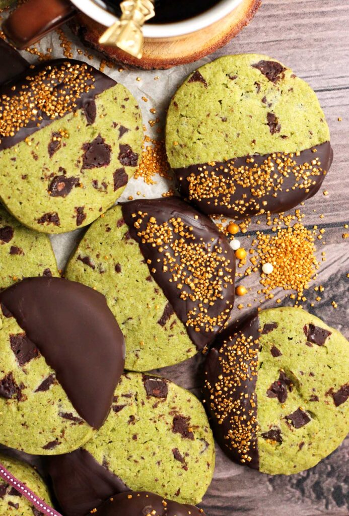 Matcha Chocolate Chip Cookies - Scientifically Sweet