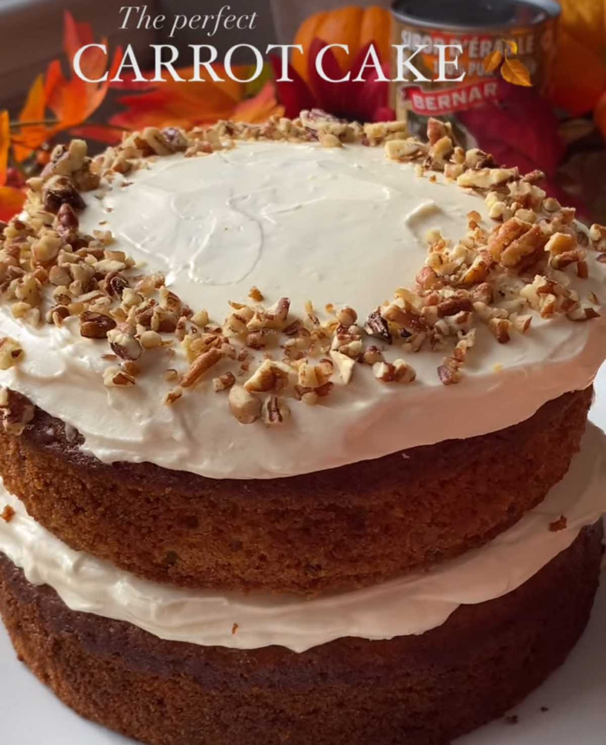 THE BEST Carrot Cake with FLUFFY Cream Cheese Frosting - Scientifically ...