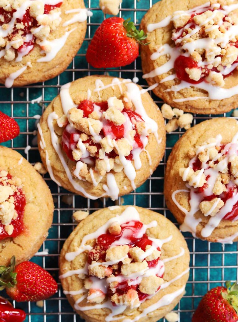 Strawberry Shortcake Cookies - Scientifically Sweet