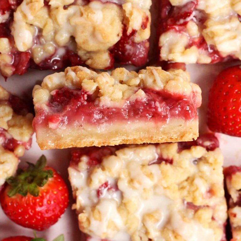 EASY Strawberry Shortcake Bars - Scientifically Sweet