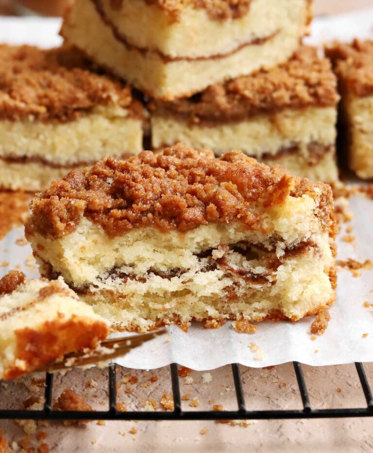 Cinnamon Streusel Coffee Cake - Scientifically Sweet
