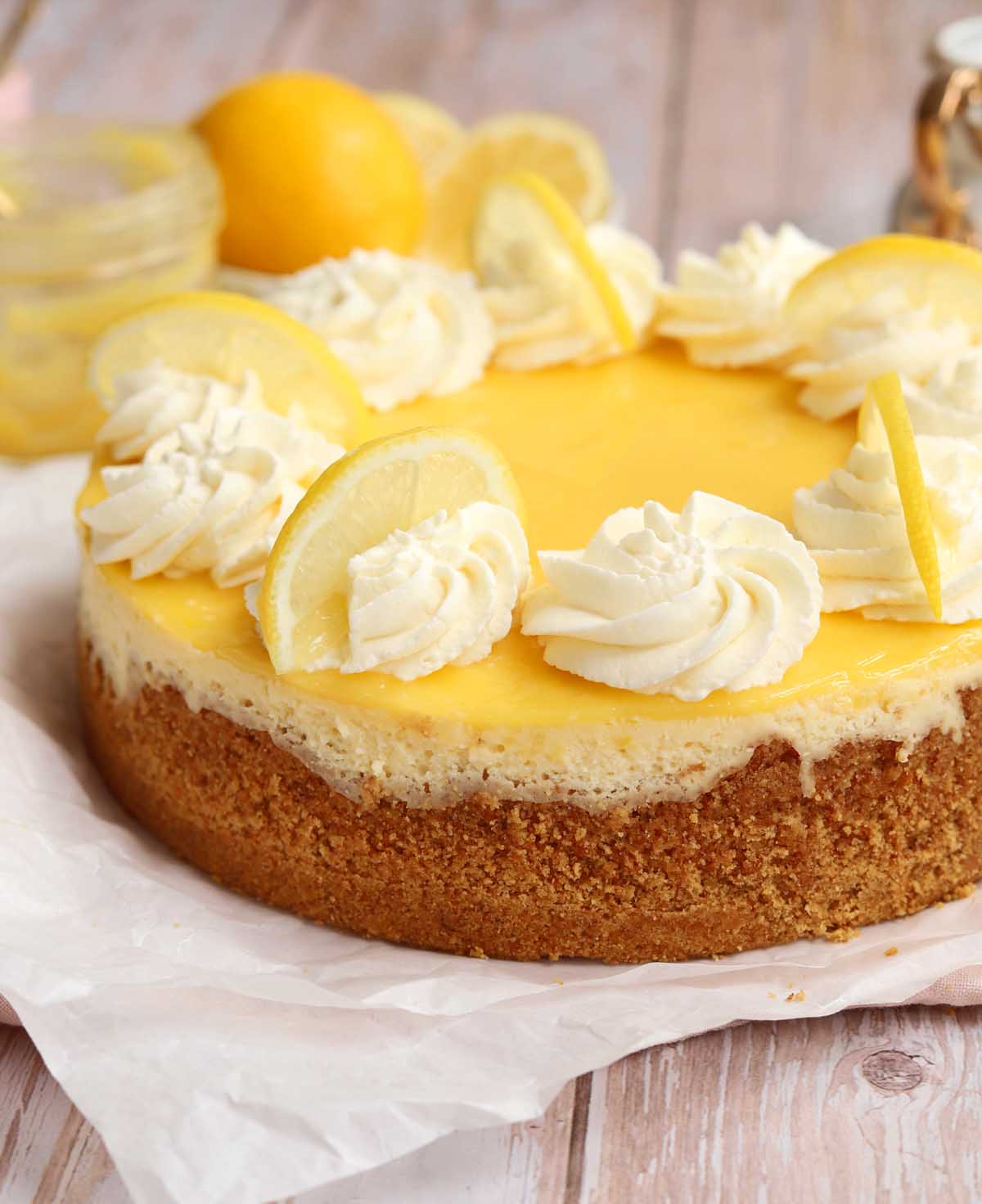 LUSCIOUS Lemon Cheesecake (with VIDEO) - Scientifically Sweet