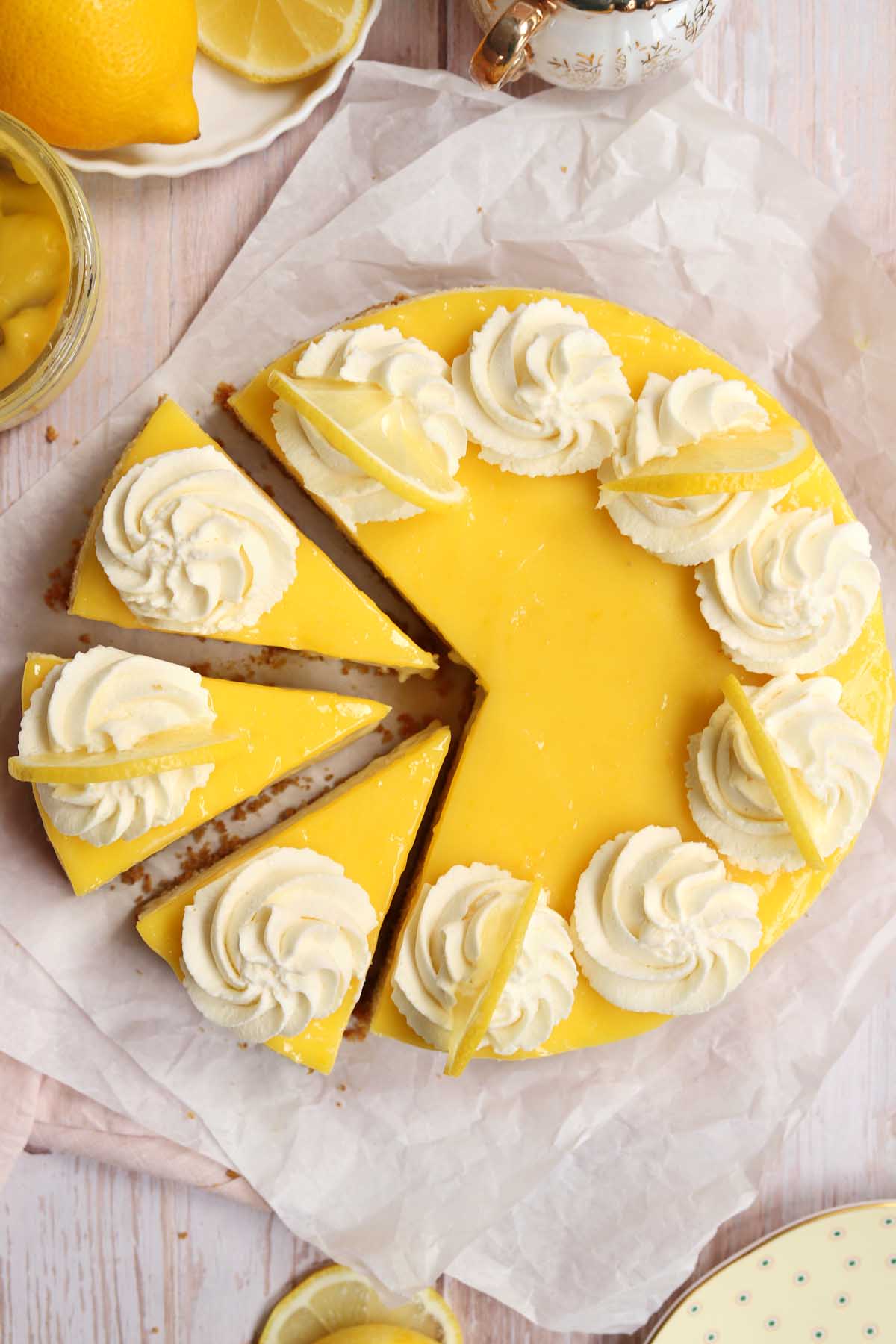 LUSCIOUS Lemon Cheesecake (with VIDEO) - Scientifically Sweet