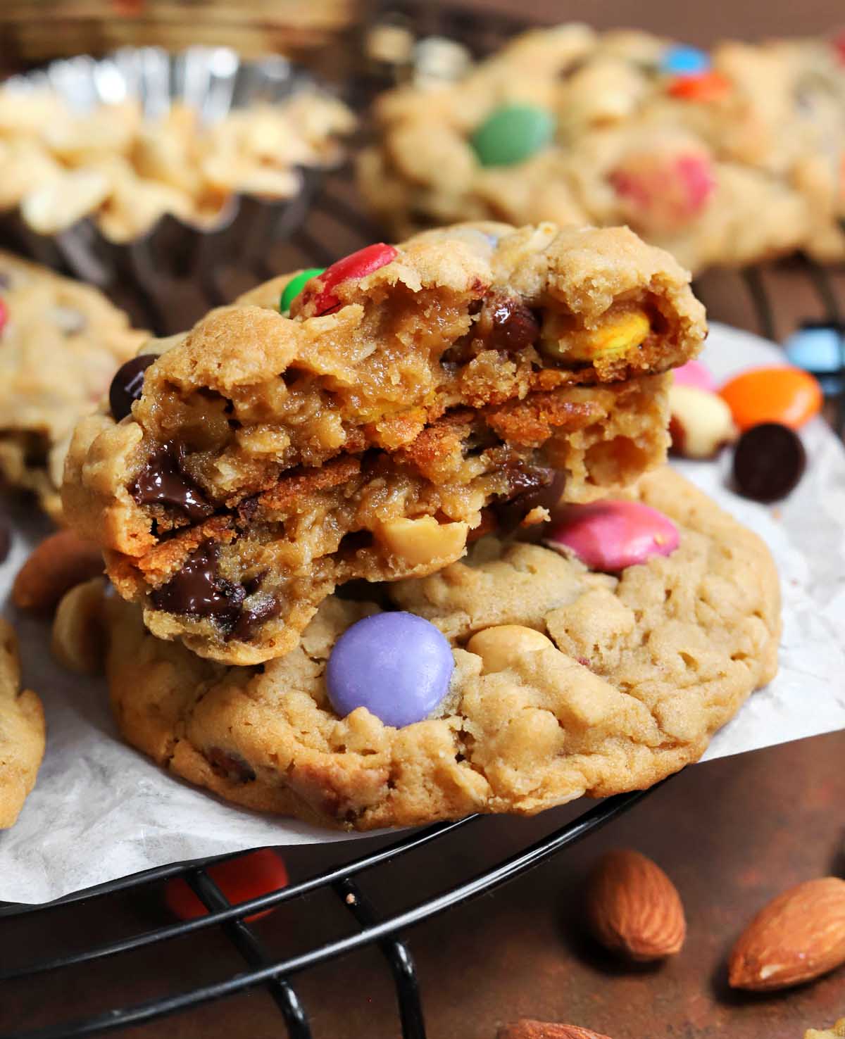 Trail Mix Cookies - Scientifically Sweet