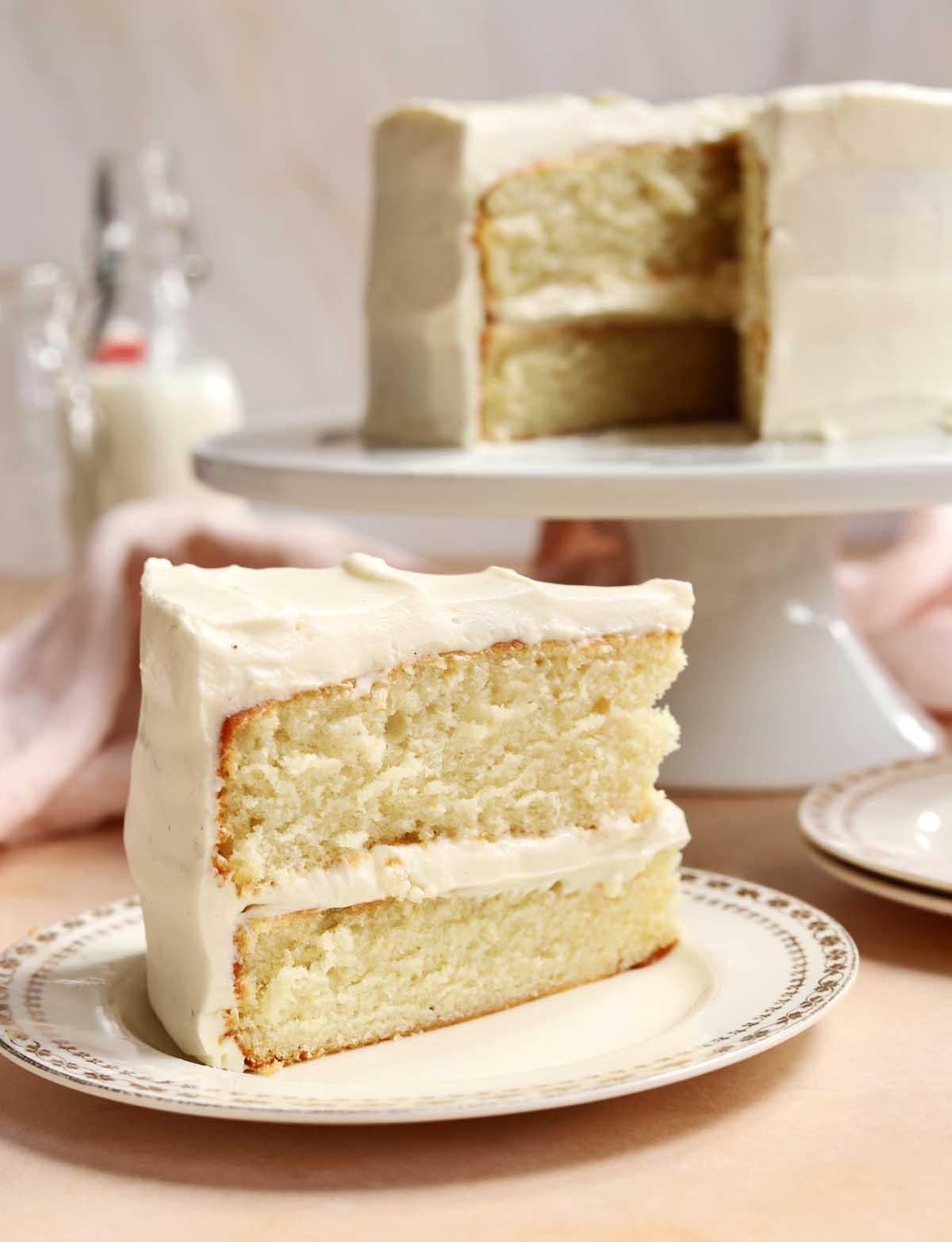 The BEST White Cake Recipe - SO moist! (with VIDEO) - Scientifically Sweet