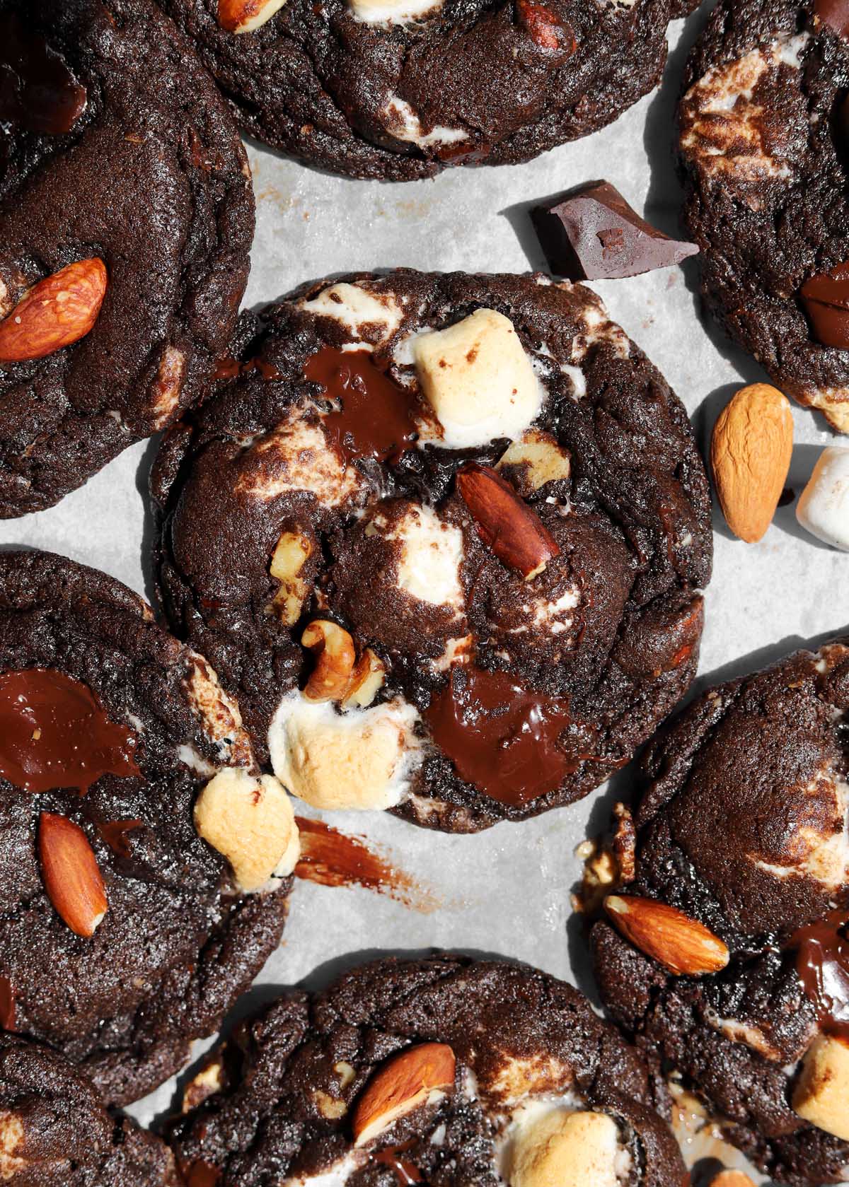 Rocky Road Cookies - Scientifically Sweet