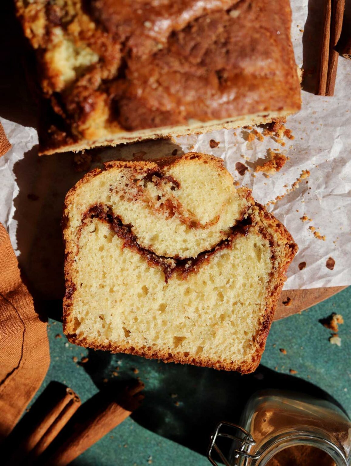 EASY Cinnamon Swirl Loaf Cake (with VIDEO) - Scientifically Sweet