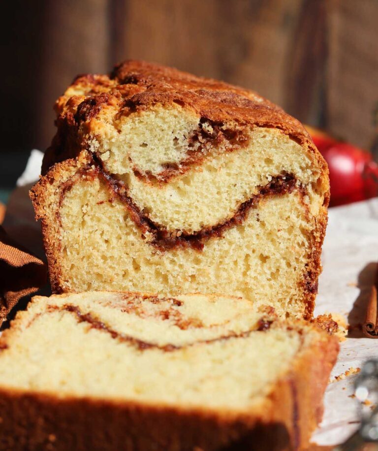 EASY Cinnamon Swirl Loaf Cake (with VIDEO) - Scientifically Sweet